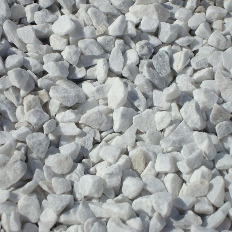 Pierre décorative Blanche 3/4'' à 1'' – Pavés Concept