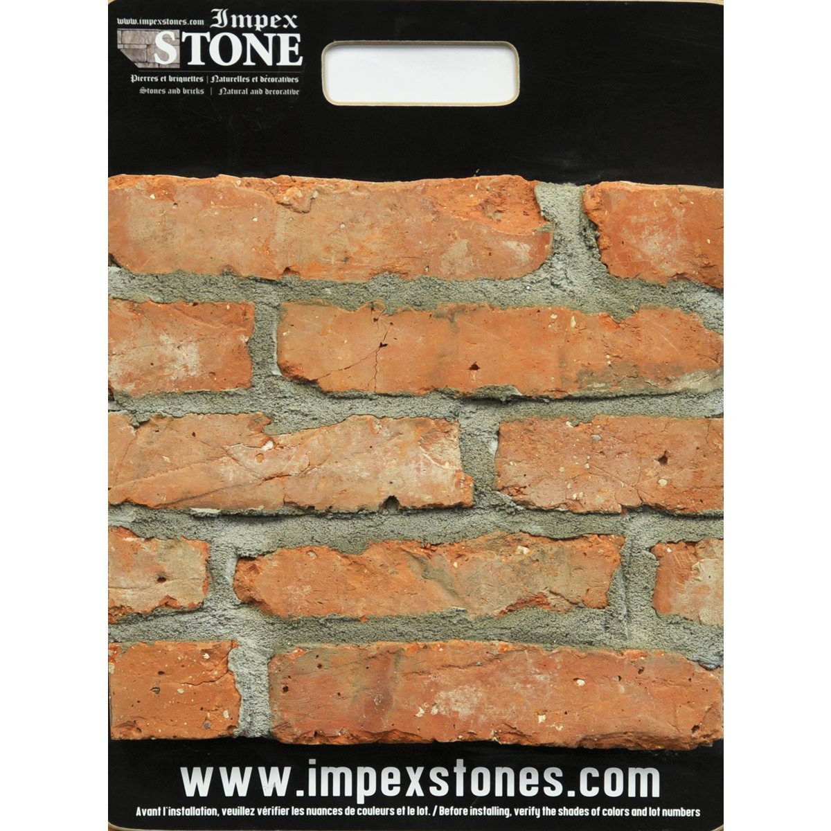Impex Stone - Briquette d'argile – Pavés Concept